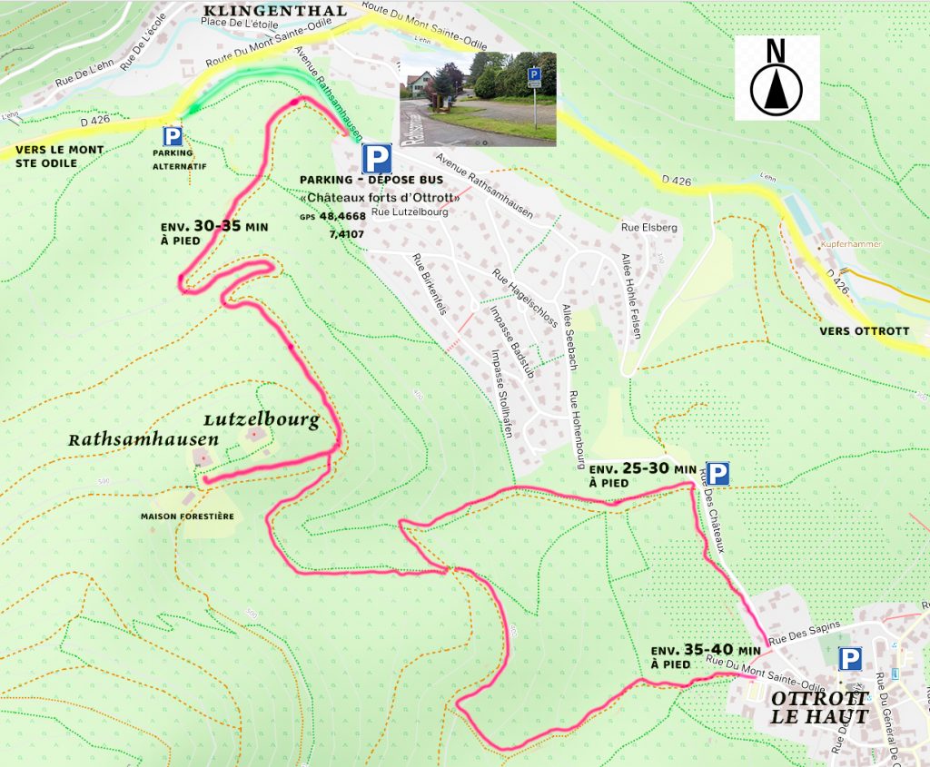 Accès – Les Amis des Châteaux d'Ottrott